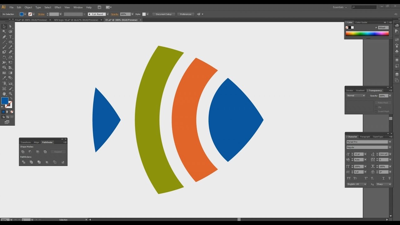 Fish Logo Design Tutorial in Adobe Illustrator CS6 - YouTube