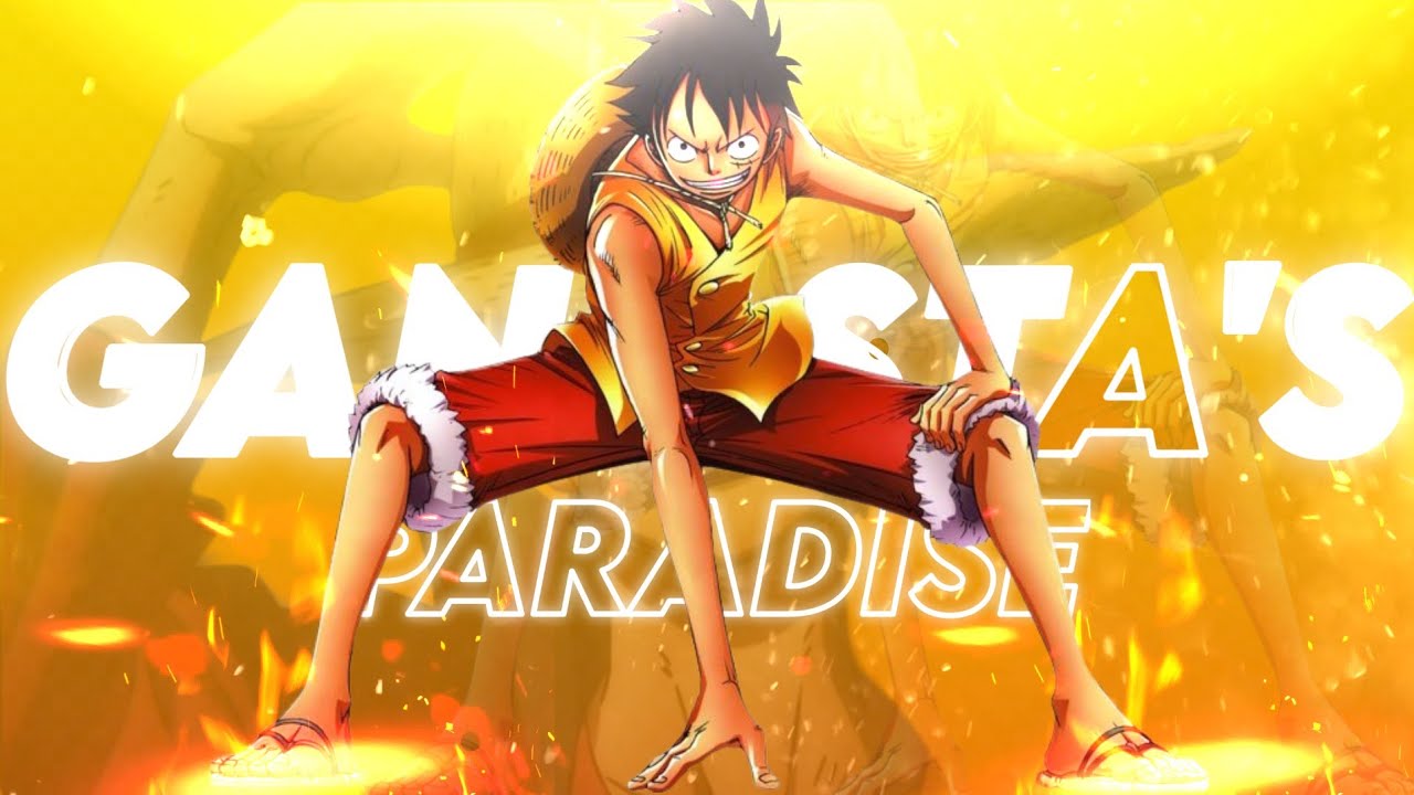 PIRATE KING X GANGSTA'S PARADISE | [ EDIT /AMV ] 🔥😈 | One Piece | 4K ...