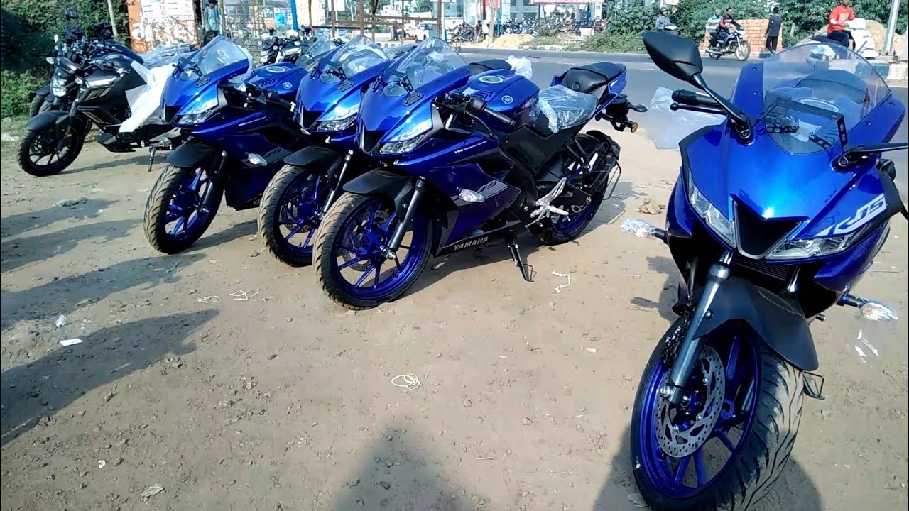 YAMAHA R15 V3 bs6 All colours Review || Thunder Grey || Blue ...