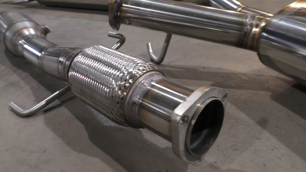 A-Zperformance Saab 9-5 Full Stainless steel exhaust system - YouTube
