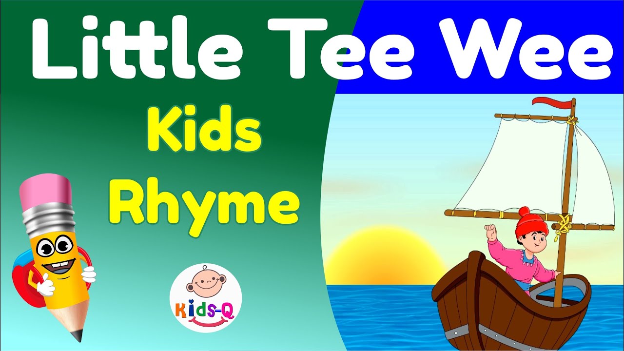 Tee Wee Popular Nursery Rhyme in English for Kids || Cartoon Rhymes ...