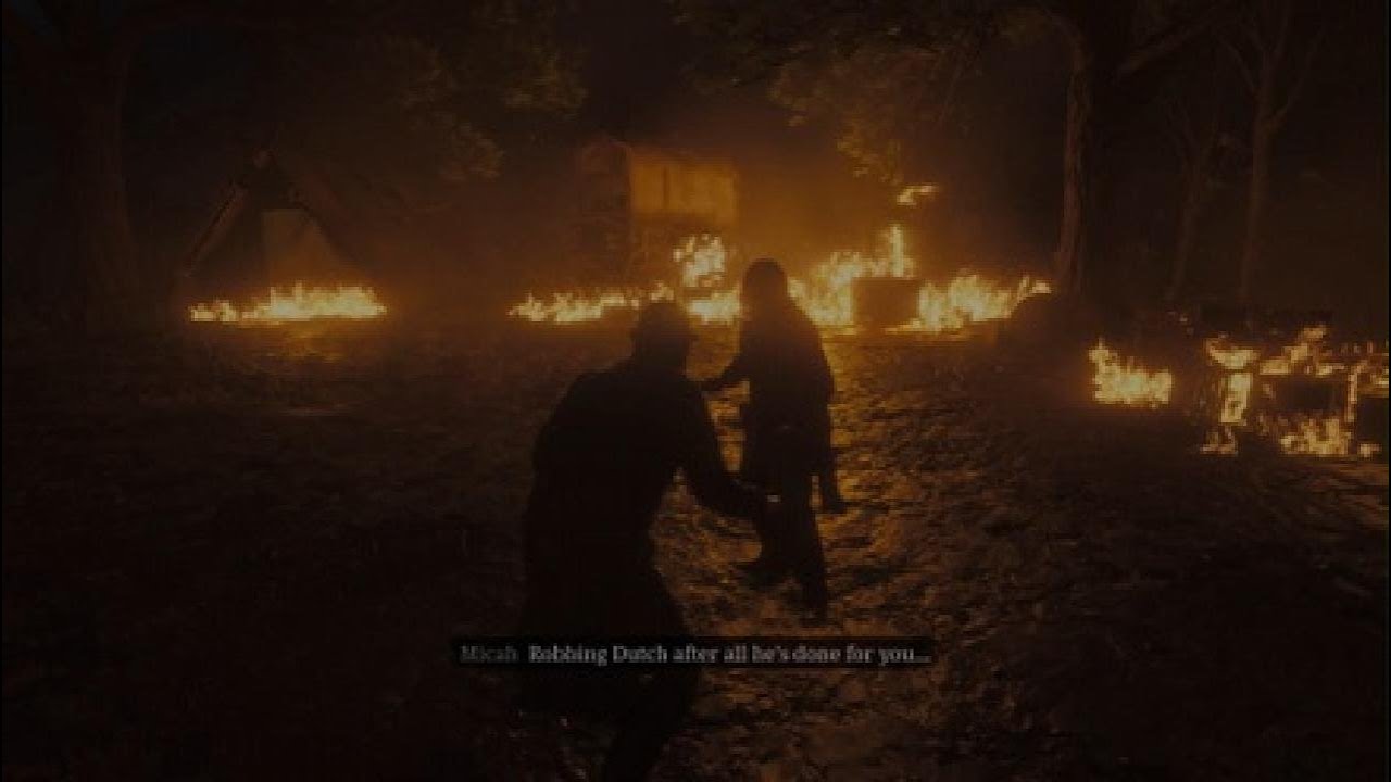 RDR2 Low Honour Ending - YouTube