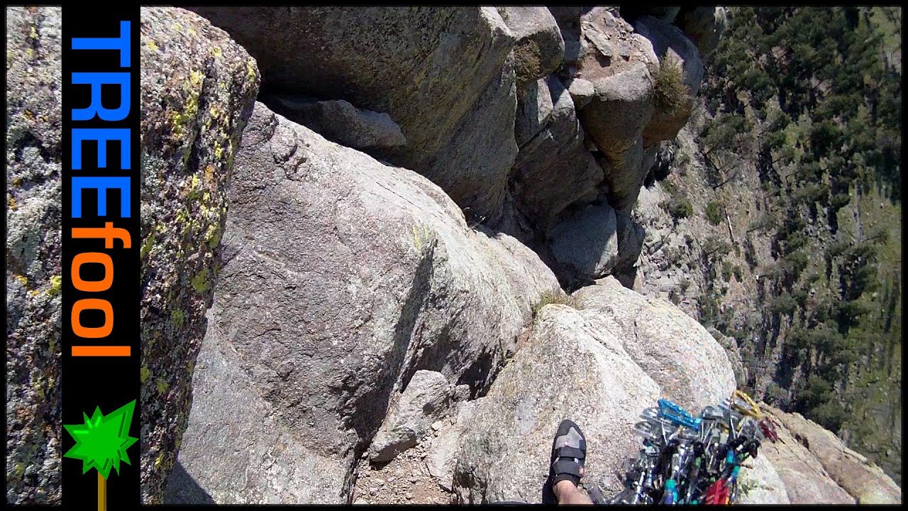 JUMPING the "Jump Traverse" --- Durance, Devil's Tower, WY - YouTube