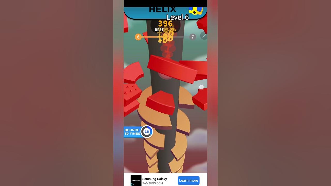 Helix Jump Level 6 - YouTube