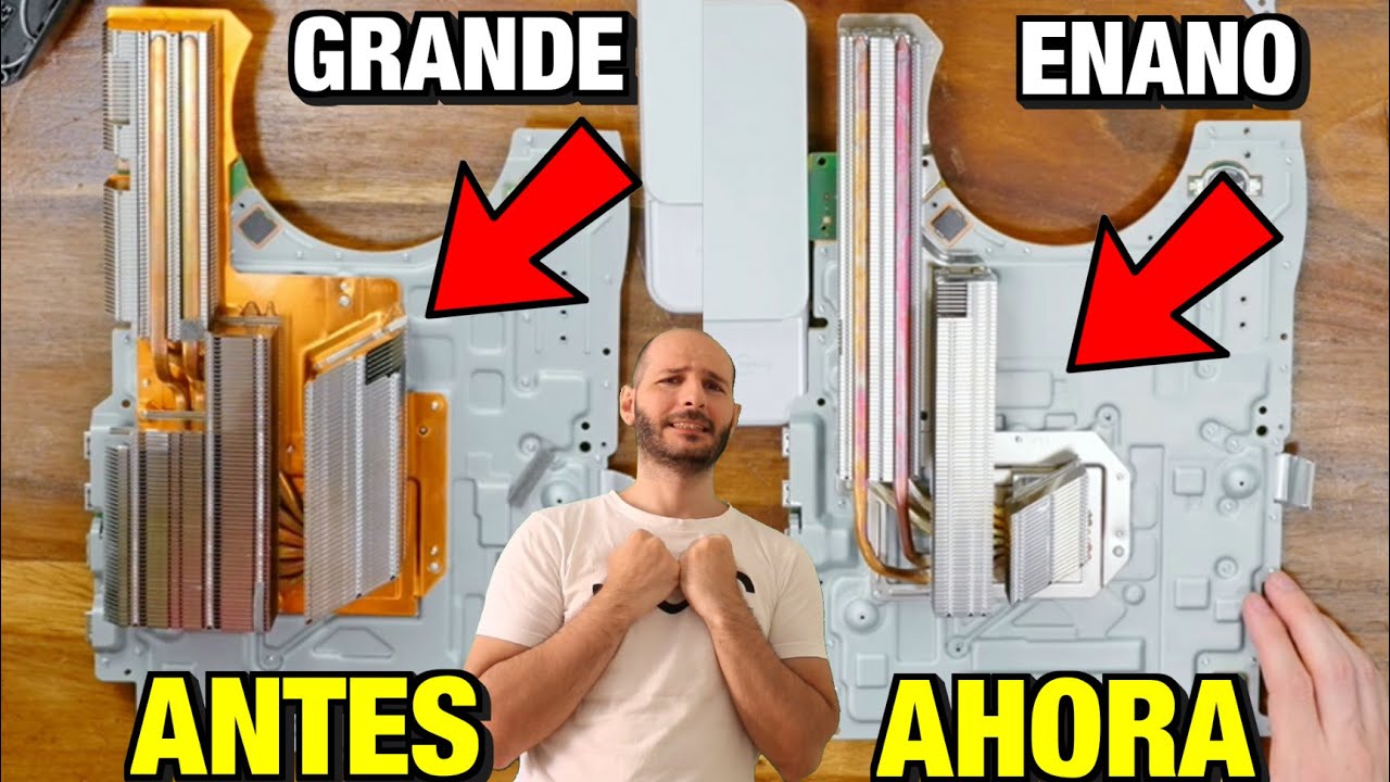 ¡LA NUEVA PS5 ES PEOR QUE LA ORIGINAL! - EL DISIPADOR ES ENANO Y ...