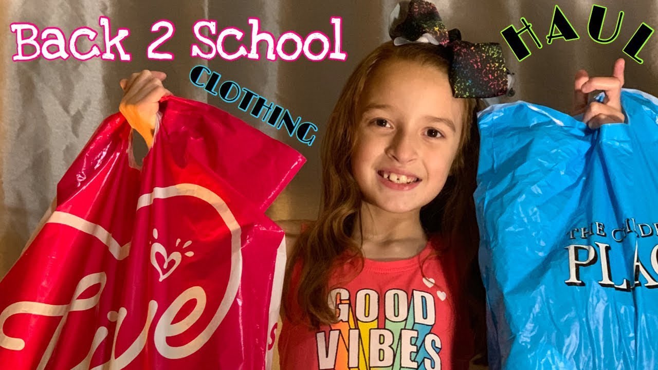 BACK TO SCHOOL CLOTHING HAUL... - YouTube