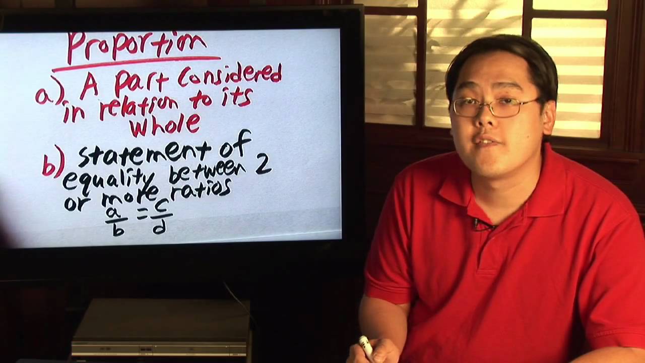 Fractions & Proportions : What Is a Proportion? - YouTube