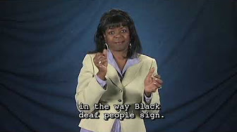 The Hidden Treasure of Black ASL: Companion Video to the Book - YouTube