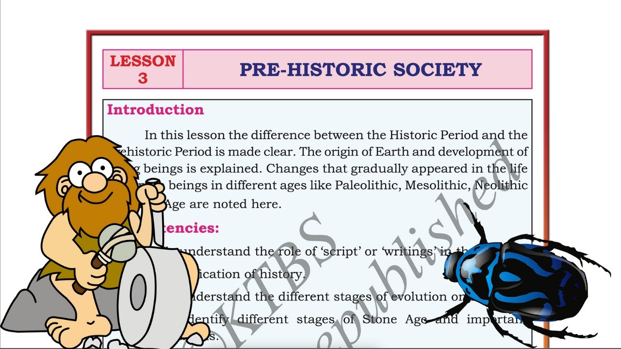 6th Social Pre Historic Society Part 1 Class 6 6th Standard 6th Social Pre Historic Society Part 1 Class 6 6th Standard
