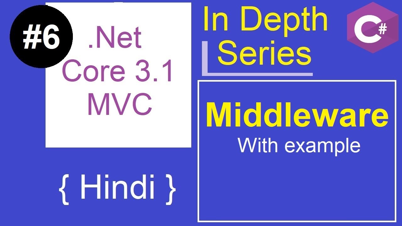 6 Middleware Core 3 1 Mvc Tutorial Hindi Youtube