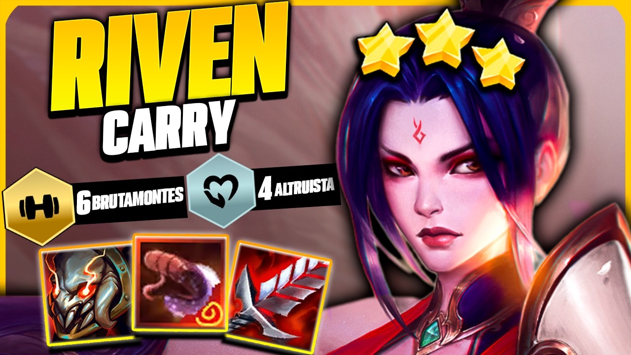 Tft Riven Carry ⭐⭐⭐ Essa Comp Me Surpreendeu Set 11 Patch 14 13