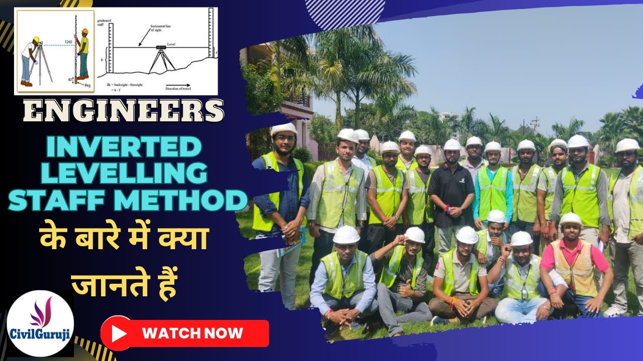 Inverted Staff Leveling Method | How to Measure Building Height by Auto ...