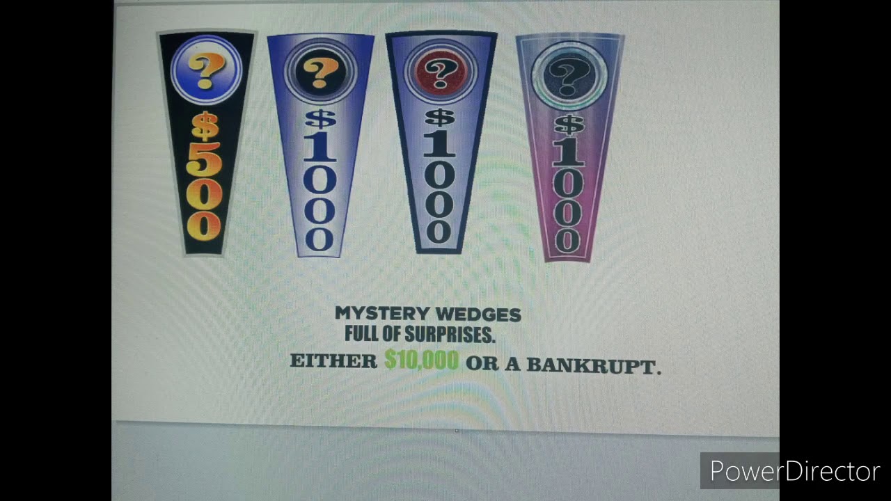 Wheel Of Fortune Mystery Wedge $10000