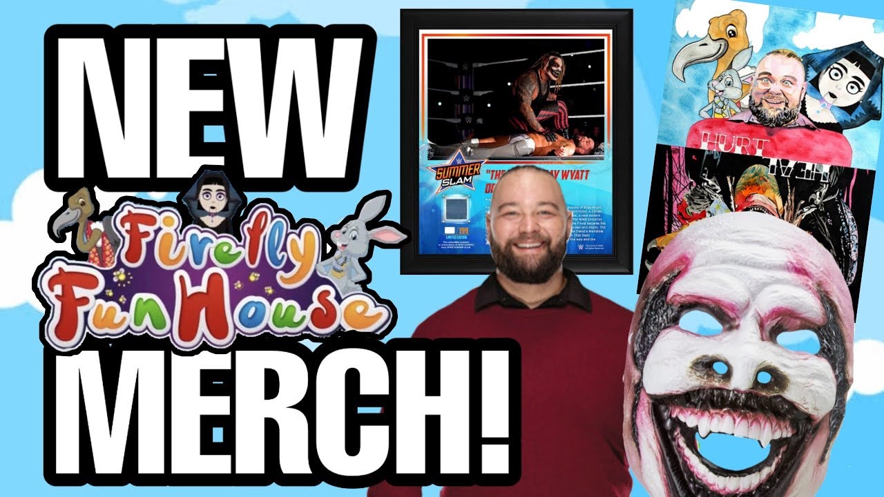 NEW Bray Wyatt Firefly Fun House Merchandise!!! - YouTube