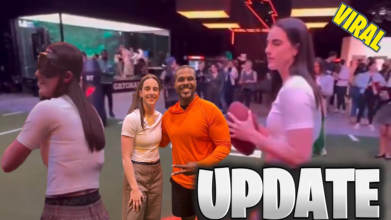 Gatorade Has Caitlin Clark Throwing Football With Drunken GOGGLES On IN ...