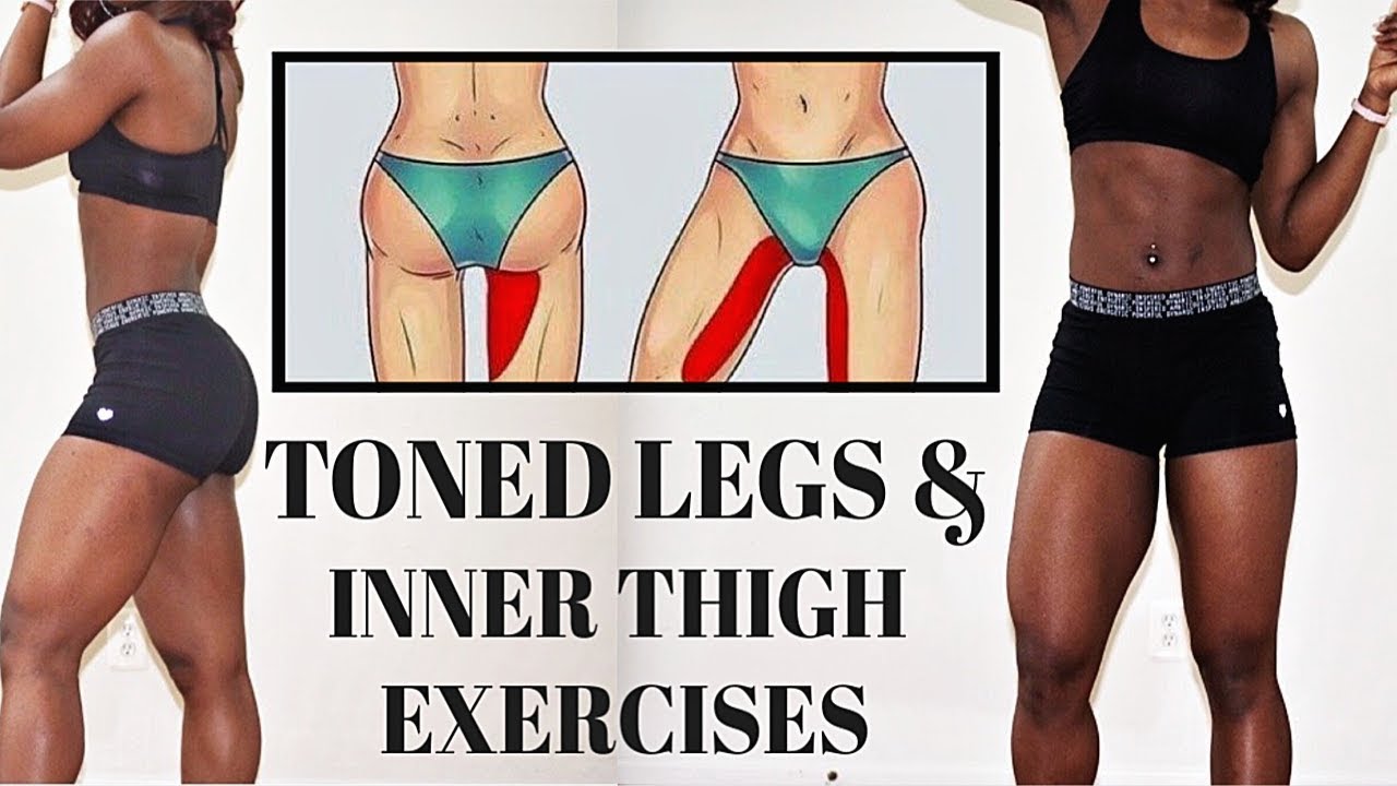 Toned Inner Thighs And Legs Workout Beginner Friendly Easy Body Weight Exercises For Toned
