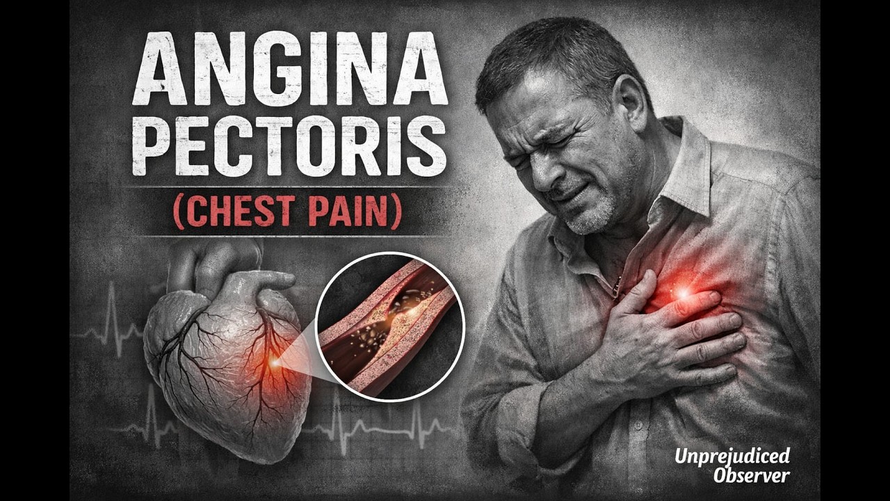 Angina Pectoris (Chest Pain) Explained | Pathophysiology, Types ...