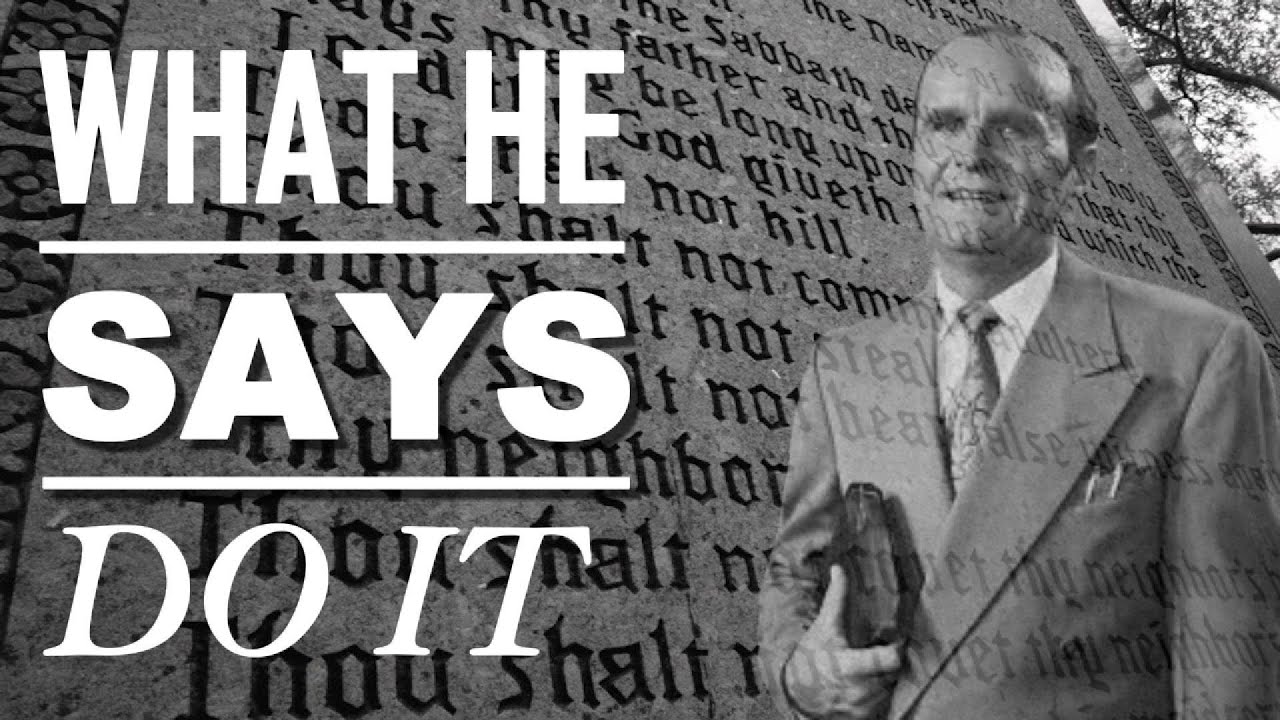What He Says Do It || 53-0601_What He Says To You Do It - YouTube