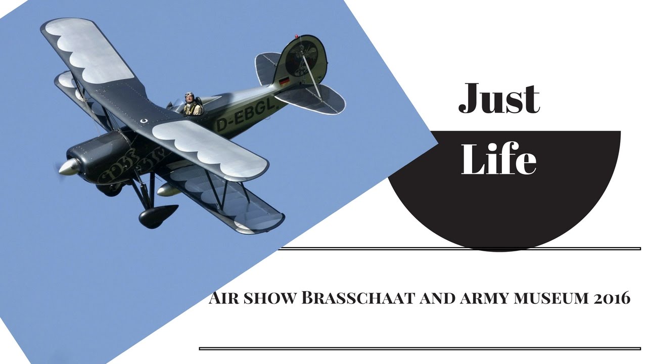 Air show Brasschaat and army museum 2016 - YouTube