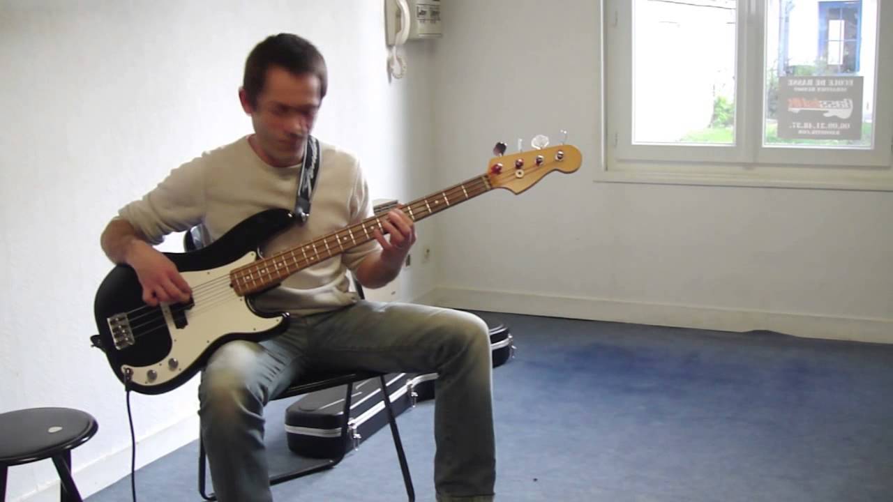 Bassistik School - Cedric plays "Bittersweet" (Me'shell Ndegeocello ...