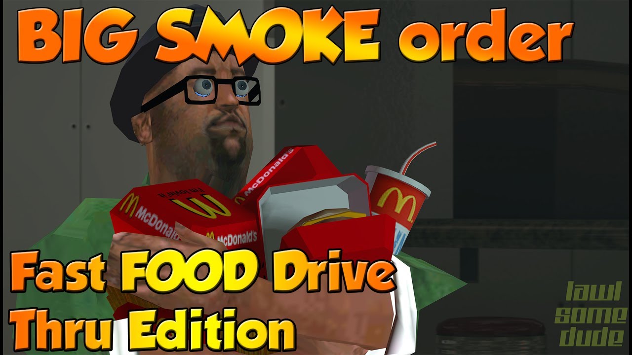 GTA 5 - Big Smoke's Order ( Fast Food Drive Thru Edition ) - YouTube