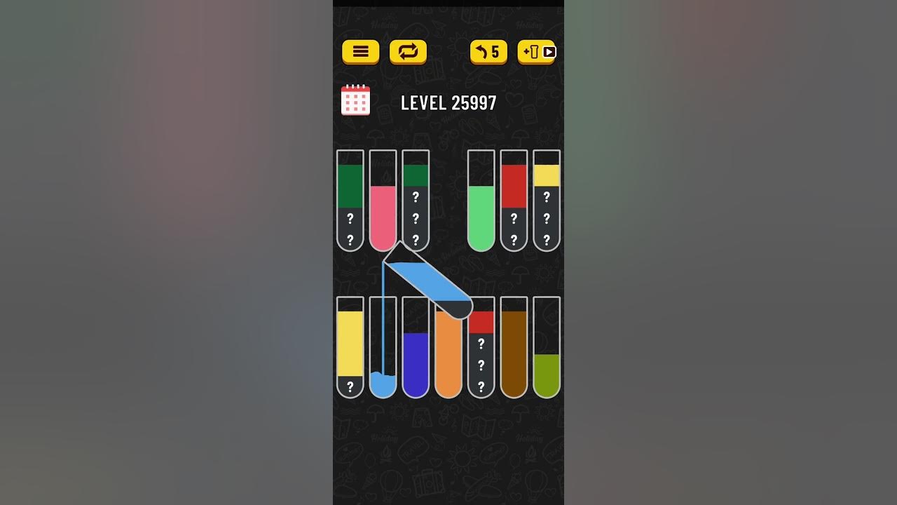 Game water sort 25997 - YouTube