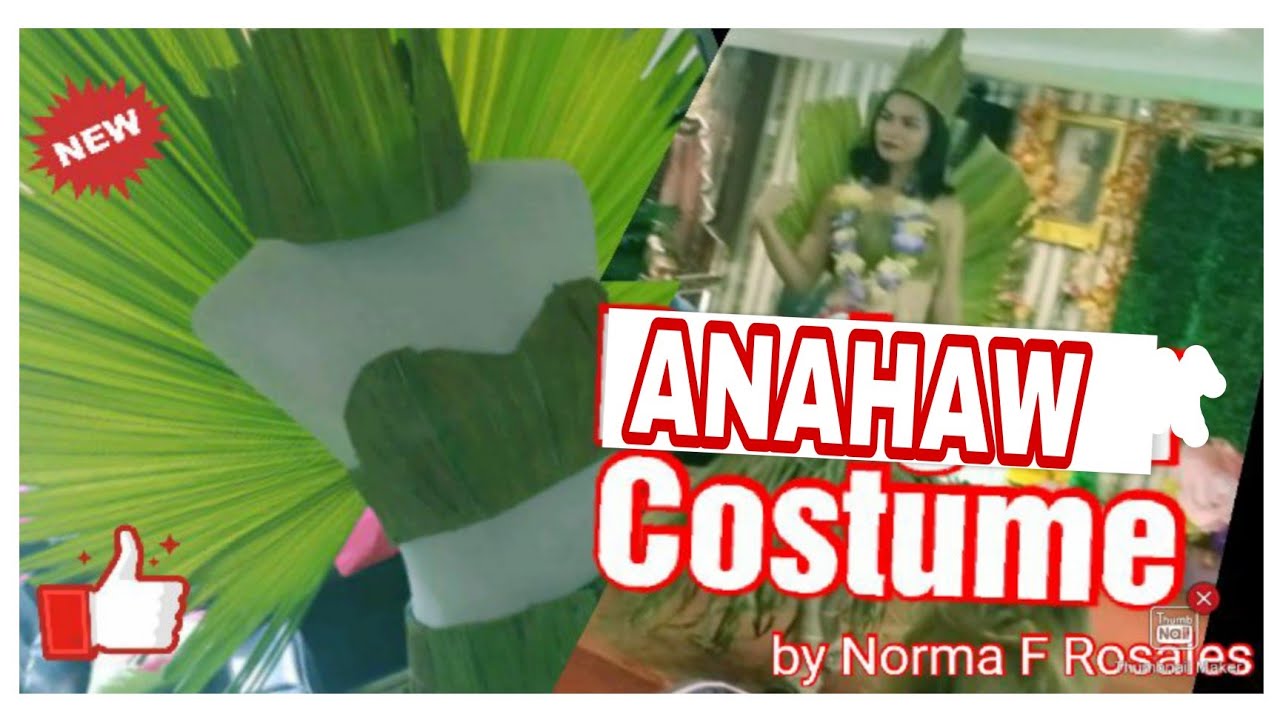 How to make Costume made from Anahaw leaves #costumeideas - YouTube