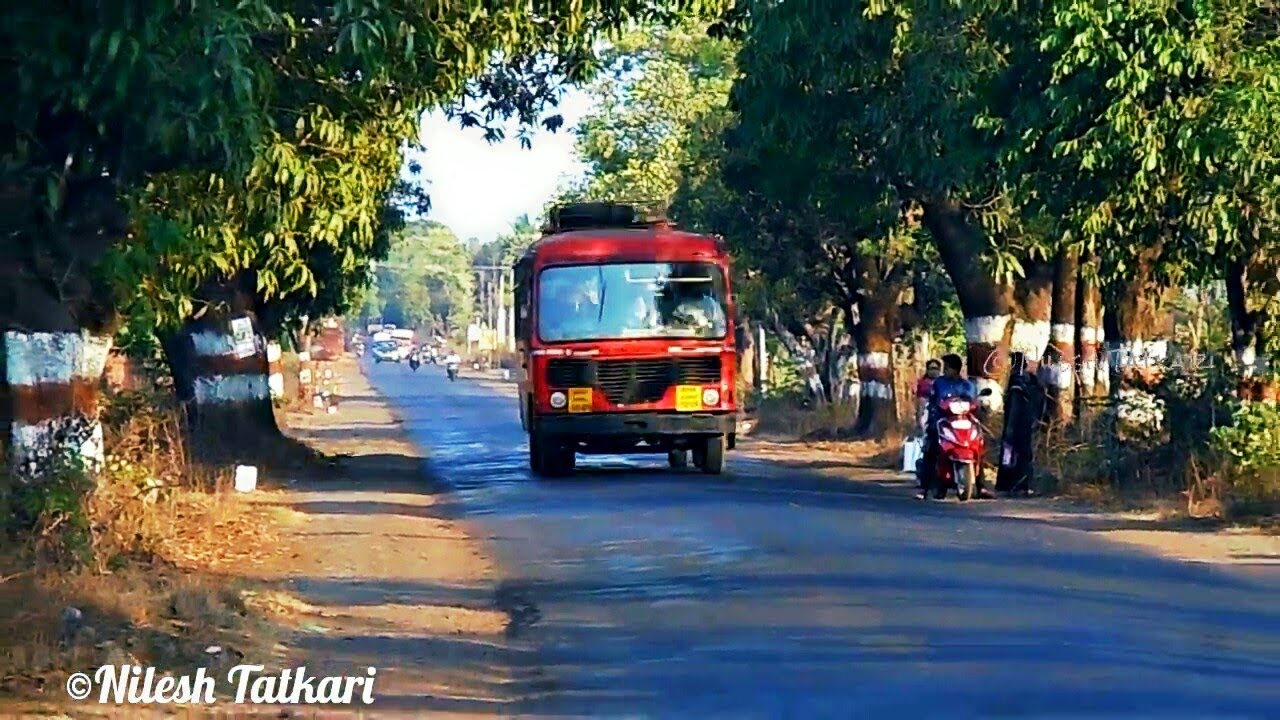 MSRTC BUSES IN KONKAN !!! STATE TRANSPORT (ST) BUSES : MAHARASHTRA ...