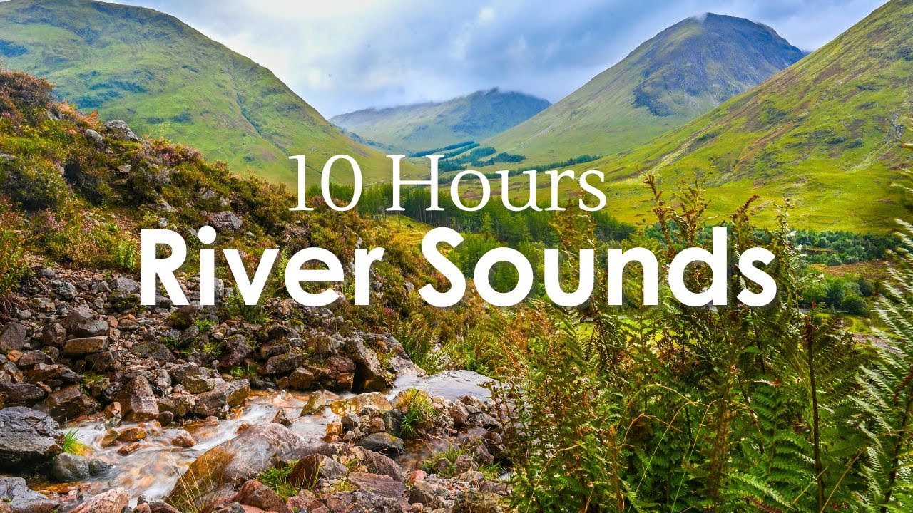 Doze Off to Sleep - Calming Water Sounds of a Glacial Valley River ...