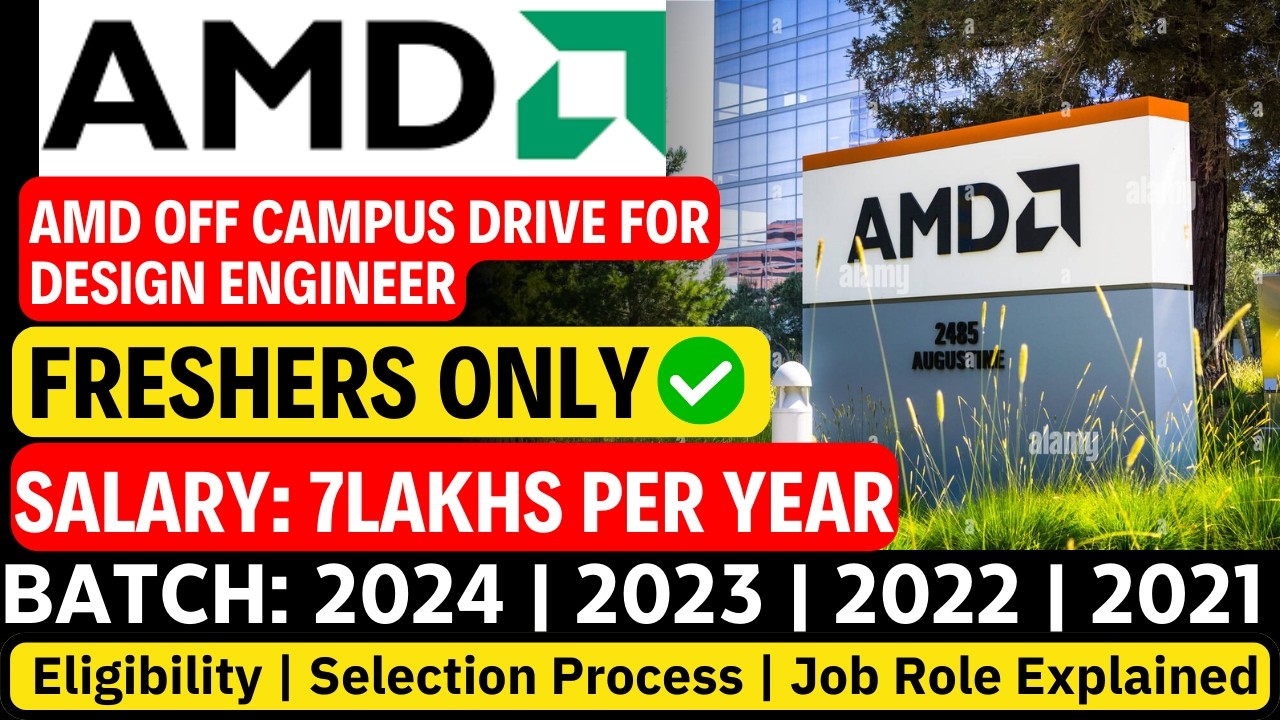 AMD Recruitment 2024 | AMD OFF Campus Drive For 2024 , 2023 , 2022 ...