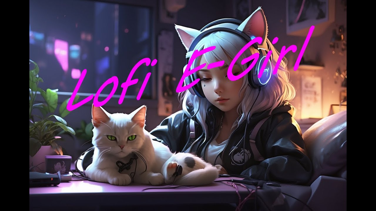 Lofi E-Girl Cyber Music & Kitty Purr [CHILL STUDY SLEEP] - YouTube