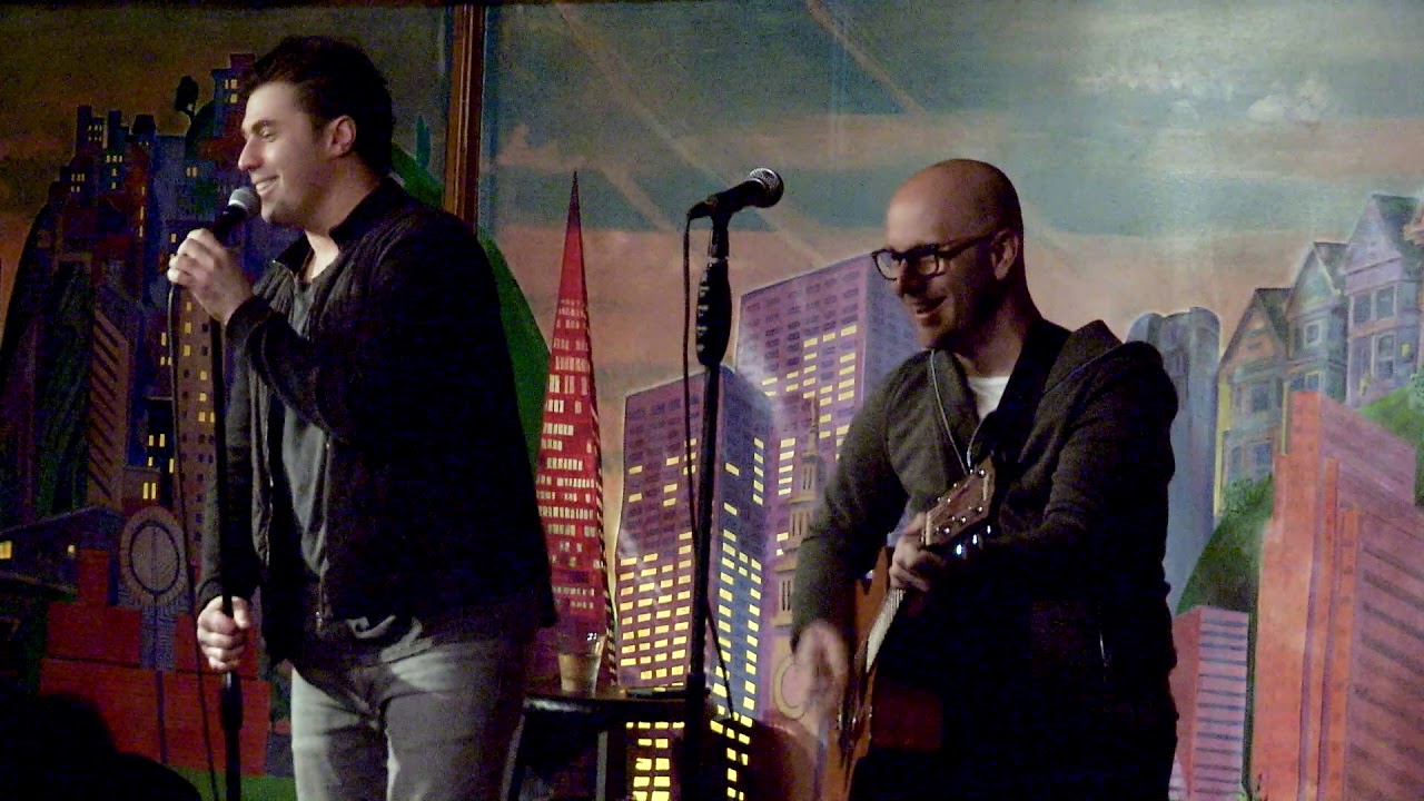 Adam Ray improvises song about guy's mustache!! - YouTube