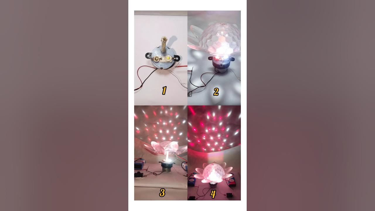 Electronic ideas project | led bulb project | How to make dc motor ...