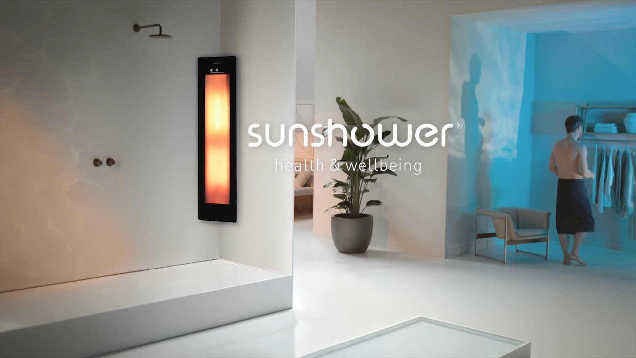 Sunshower ONE / PLUS | Warmte door infrarood of UV-licht - YouTube