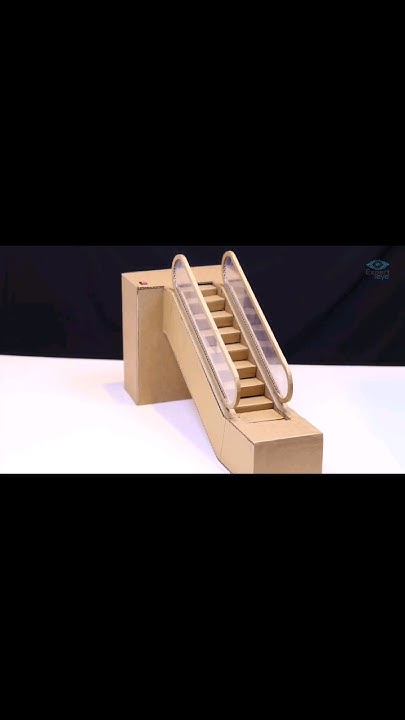 #how to make escalator working model#cardboard escalator#escalator ...