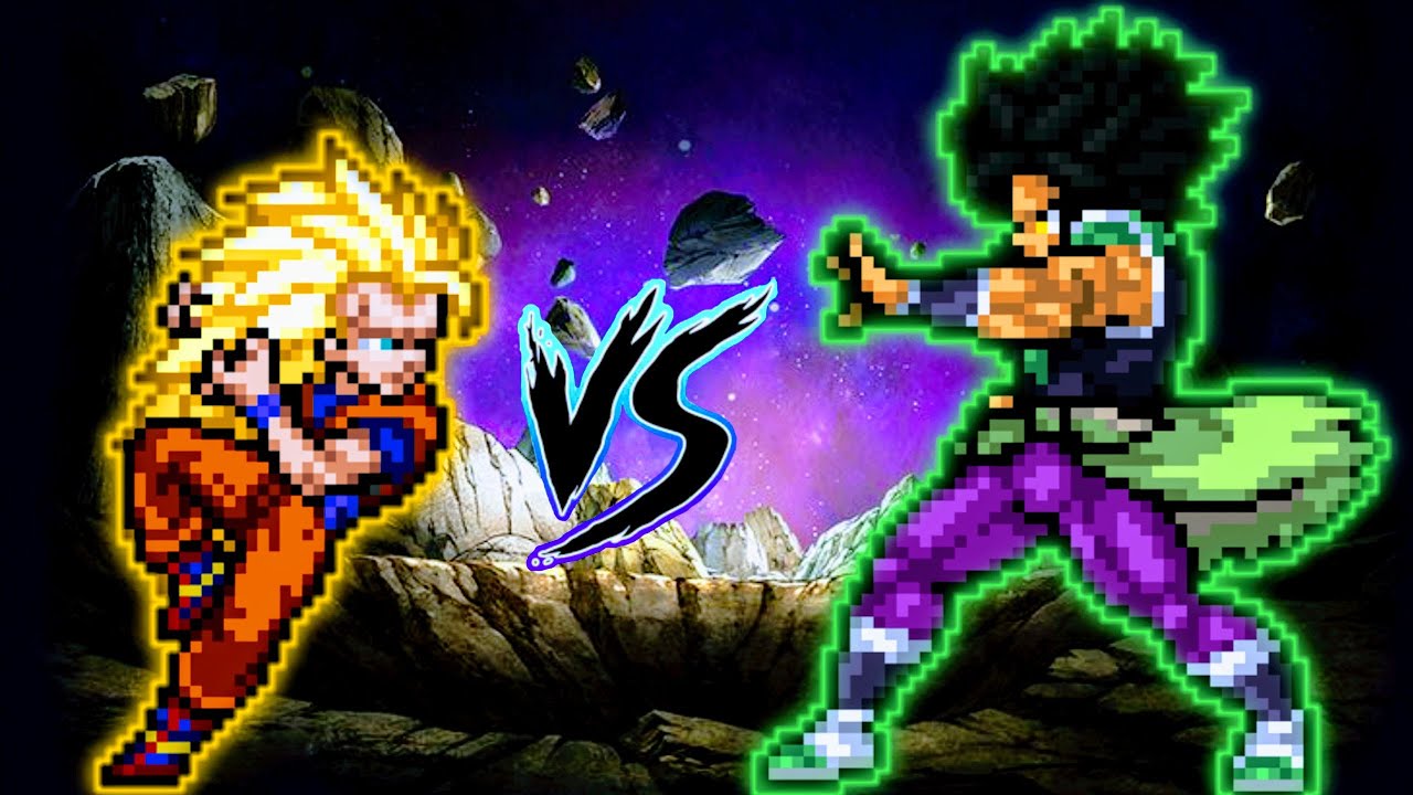 Goku SSJ DBFZ VS Broly DBS in Jump Force Mugen - YouTube