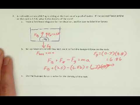 Physics 2 - Fluids - Post-Break Review: Buoyancy Practice - Submerged ...
