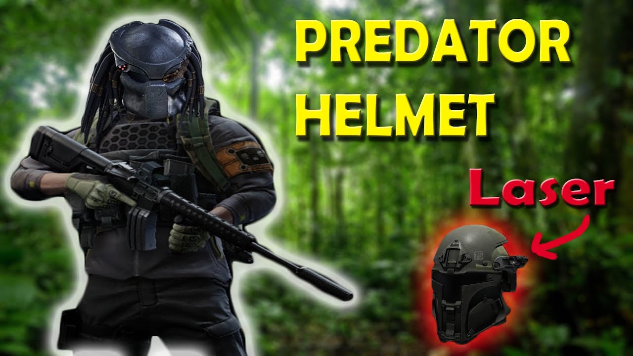 Using a PREDATOR Helmet ( with laser ) in Tarkov - Escape From Tarkov ...