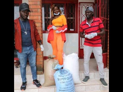 OLUGAMBO. Lydia Jasmine agabidde abantu be Kakiri abatina ebintu byokukozesa.