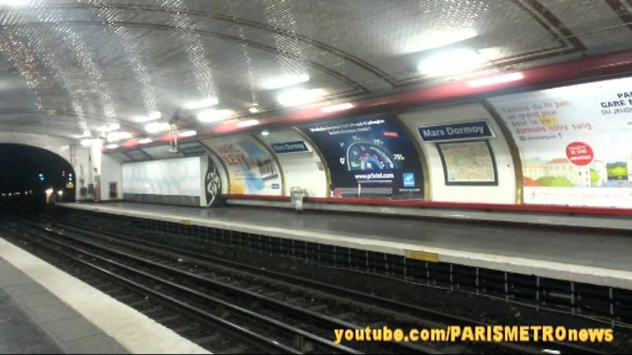 Marx Dormoy (métro de Paris) line 12 - YouTube