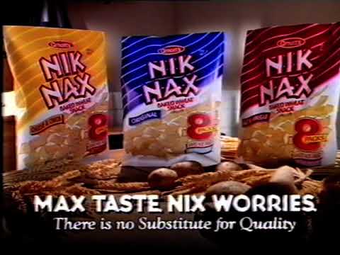 Arnott's Nik Nax - TV Ad - Australia 1992 - YouTube