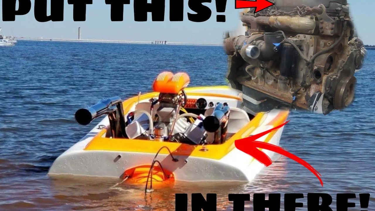 CUMMINS IN A JET BOAT! Part 1 Design Motor Plates. - YouTube