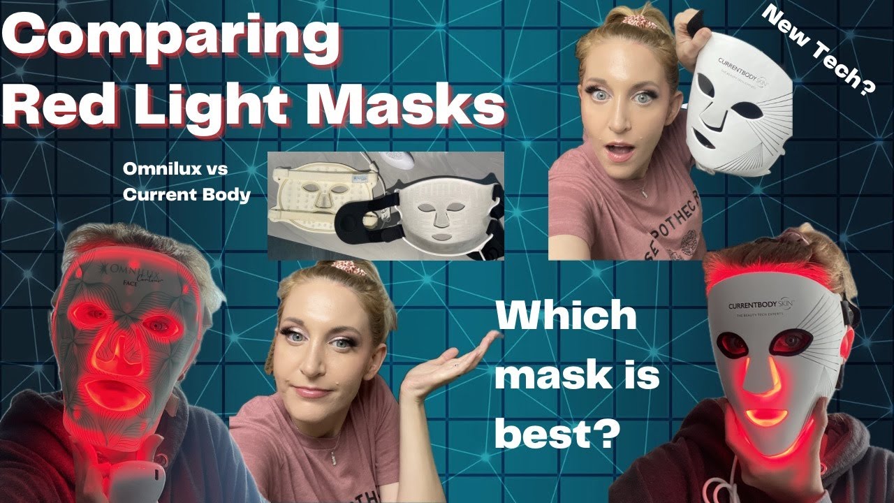 BEST LED MASK OMNILUX VS CURRENT BODY LATEST IN RED LIGHT THERAPY - YouTube