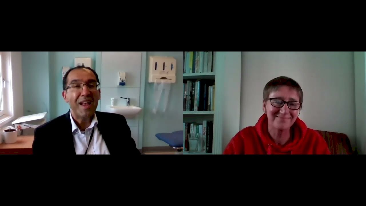 Diane talks about the genitourinary symptoms of menopause with Haitham ...