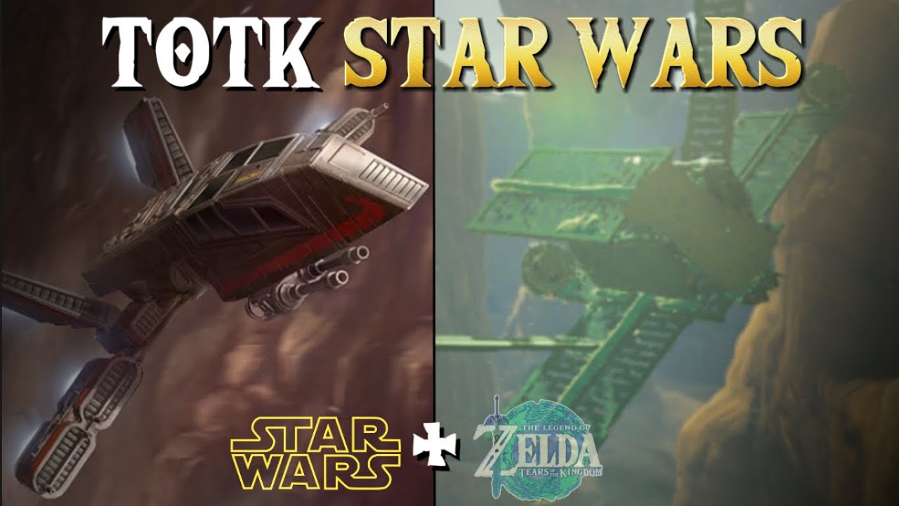 Building Vehicles from Popular Star Wars Movies in TotK - YouTube