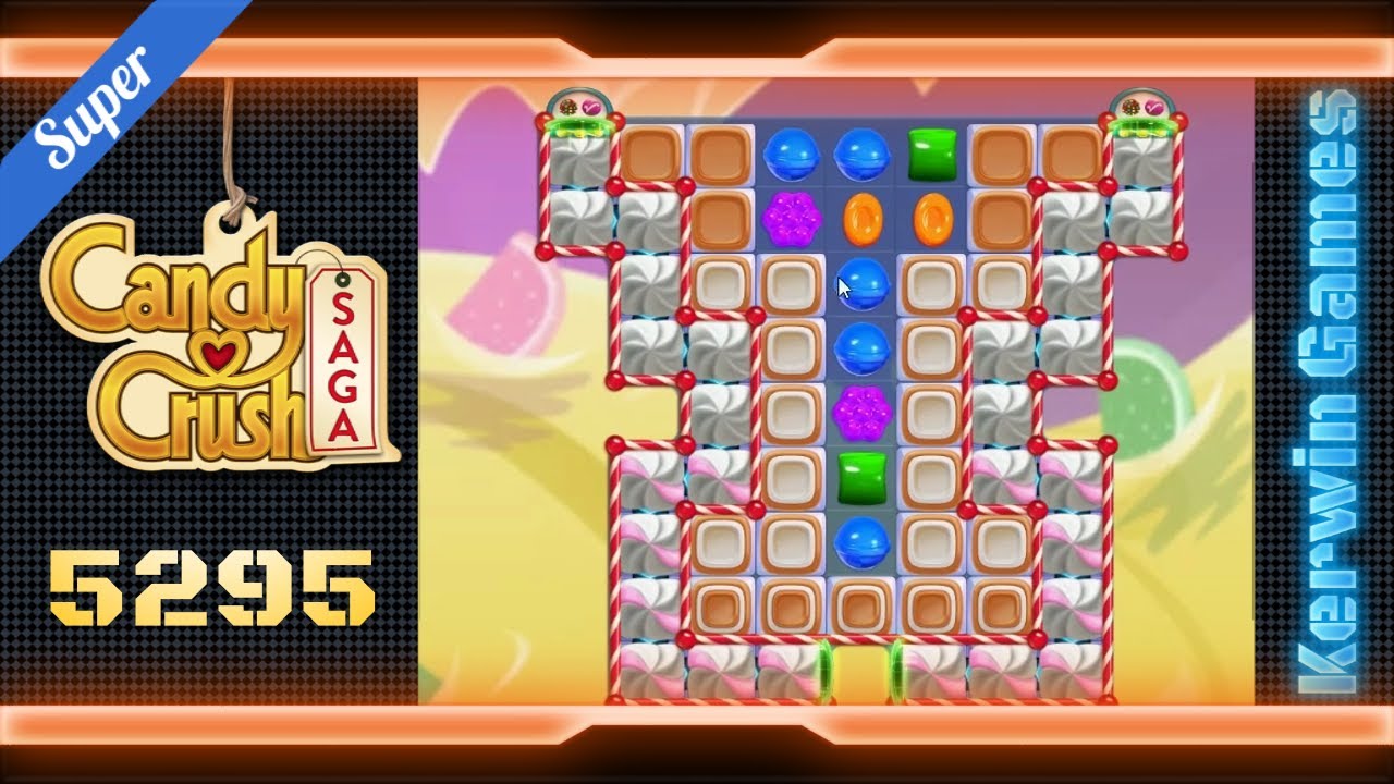 Candy Crush Saga Level 5295 - Super Hard Level - No Boosters - YouTube