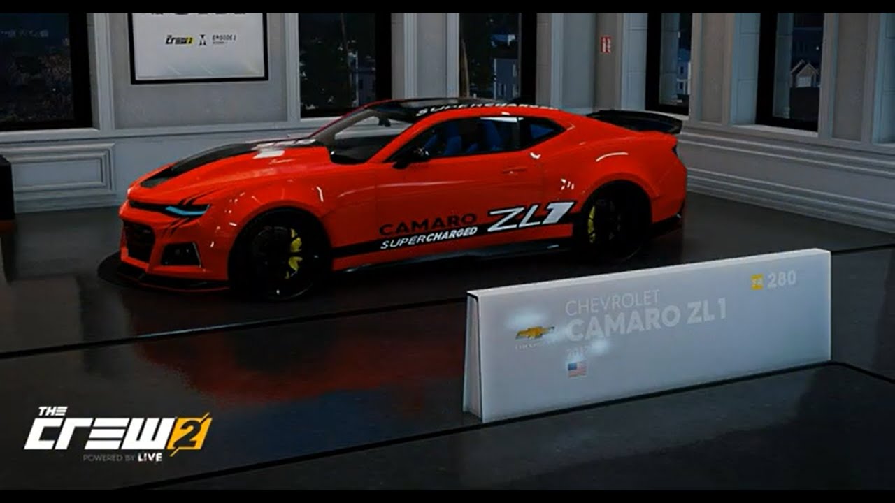 The Crew 2-2017 Chevy Motors Camaro ZL1 Coupe Anniversary Ed. - YouTube