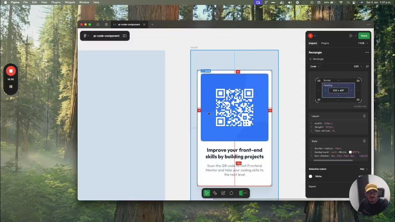¡Challenge Frontend Mentor! 🚀 Cómo Crear un Componente de Código QR Perfecto 🎨 - YouTube