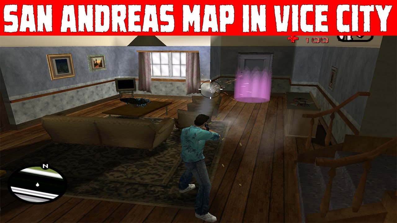 How To add GTA San Andreas Map in GTA Vice City | GTA San Andreas Map ...