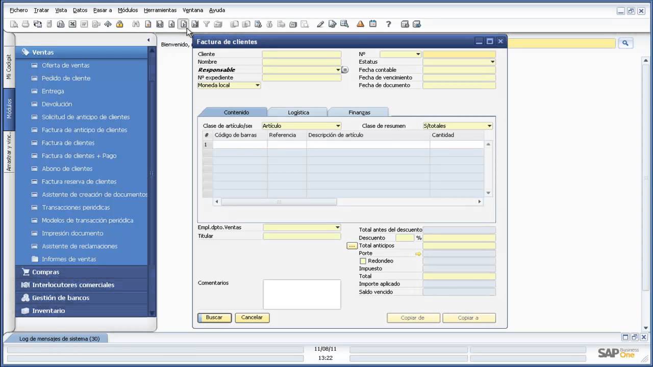 Fundamentos SAP Business One - Ejercicio 29 - Formato impreso en ...